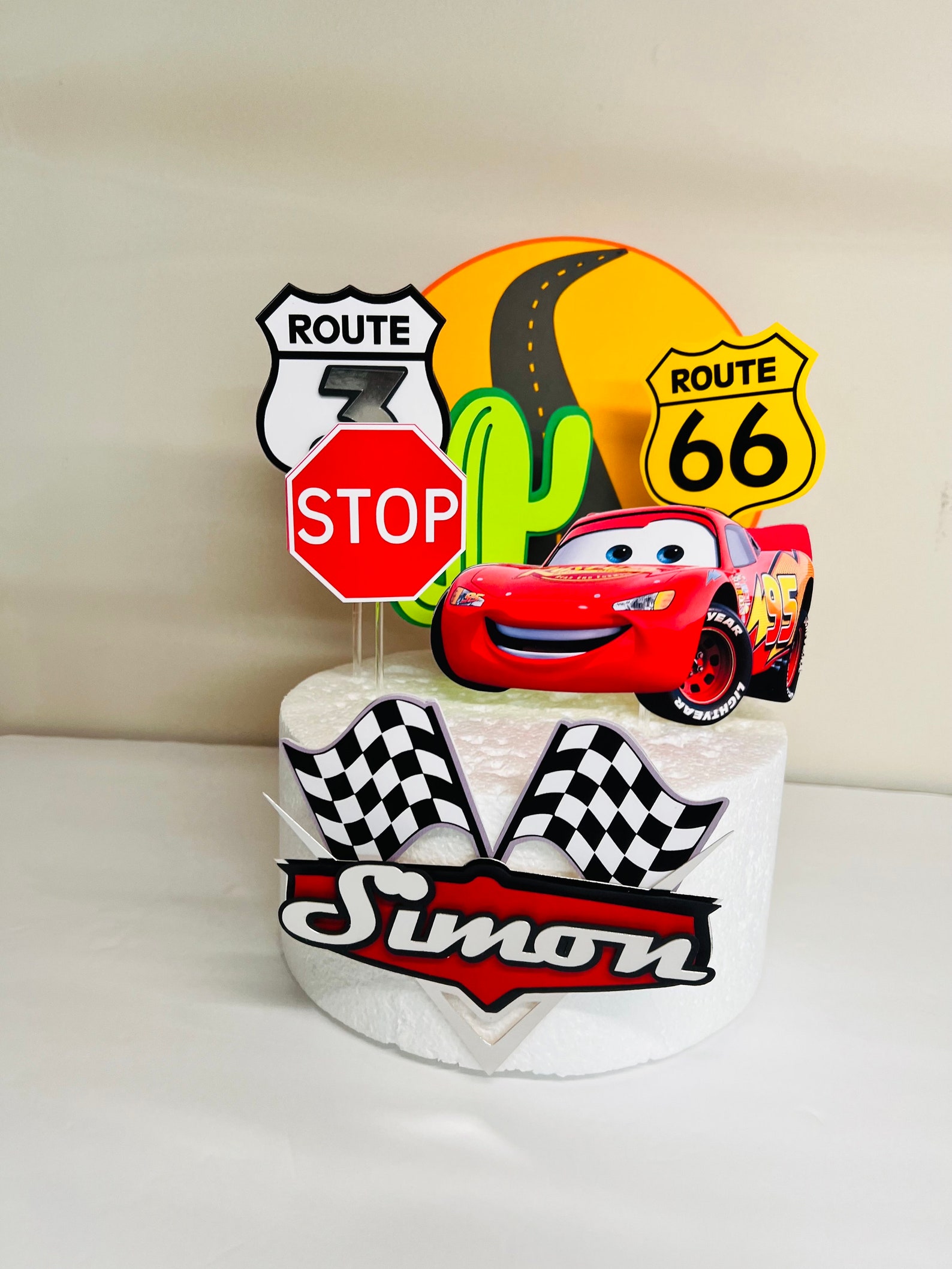 Cars Cake Topper, Cars Birthday Party, Cars Topper, Cars Cake ...