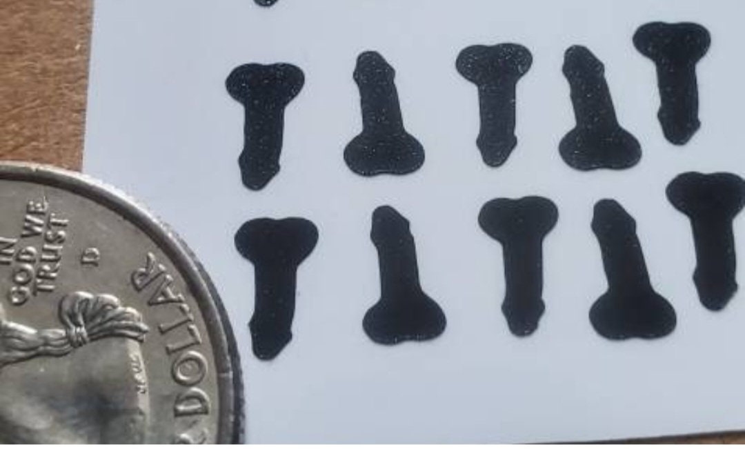 Vinyl Camera Prank Penis Sticker 100 Pack- Dick Sticker Penis Decal for ...