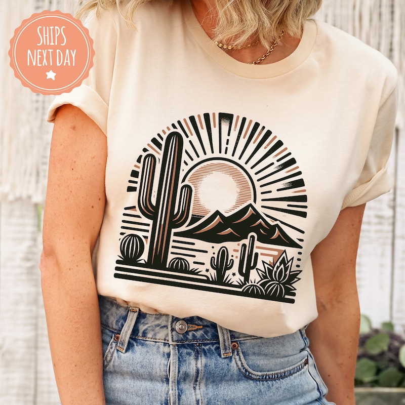 Desert Tshirt - Etsy