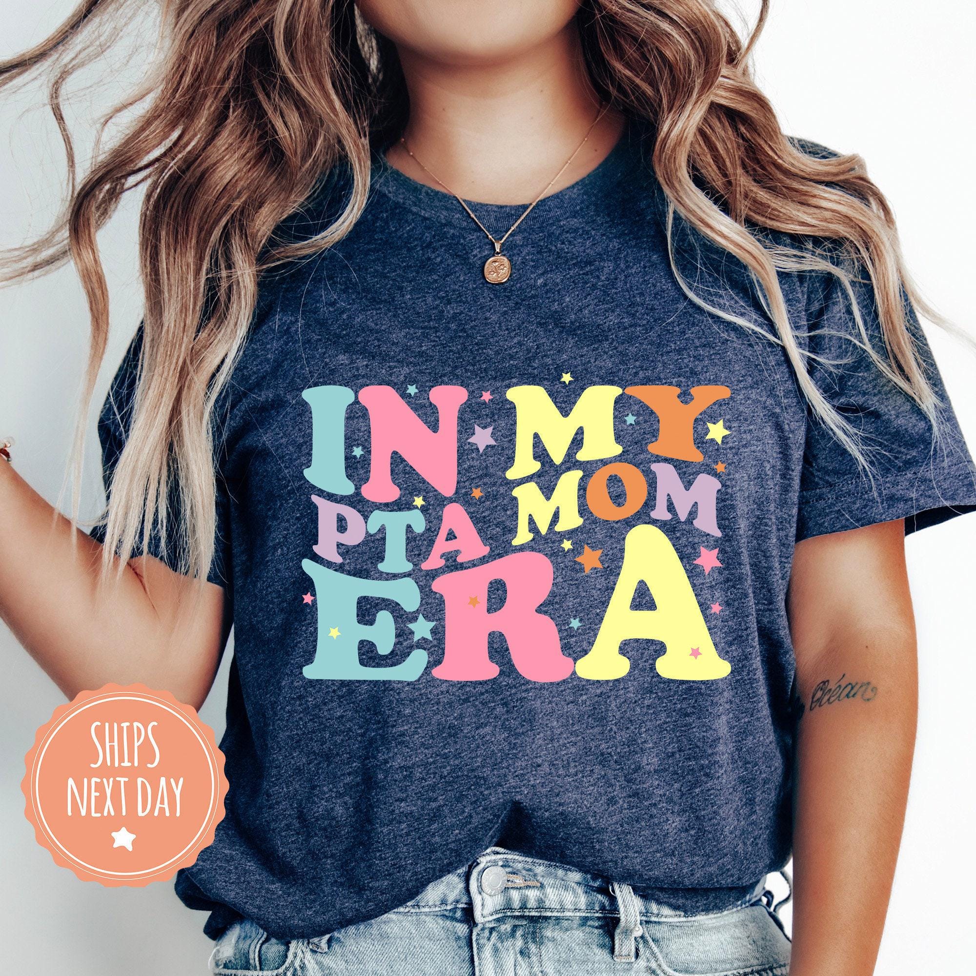 In My PTA Mom Era Comfort Colors Shirt - Parent Teacher Association ...