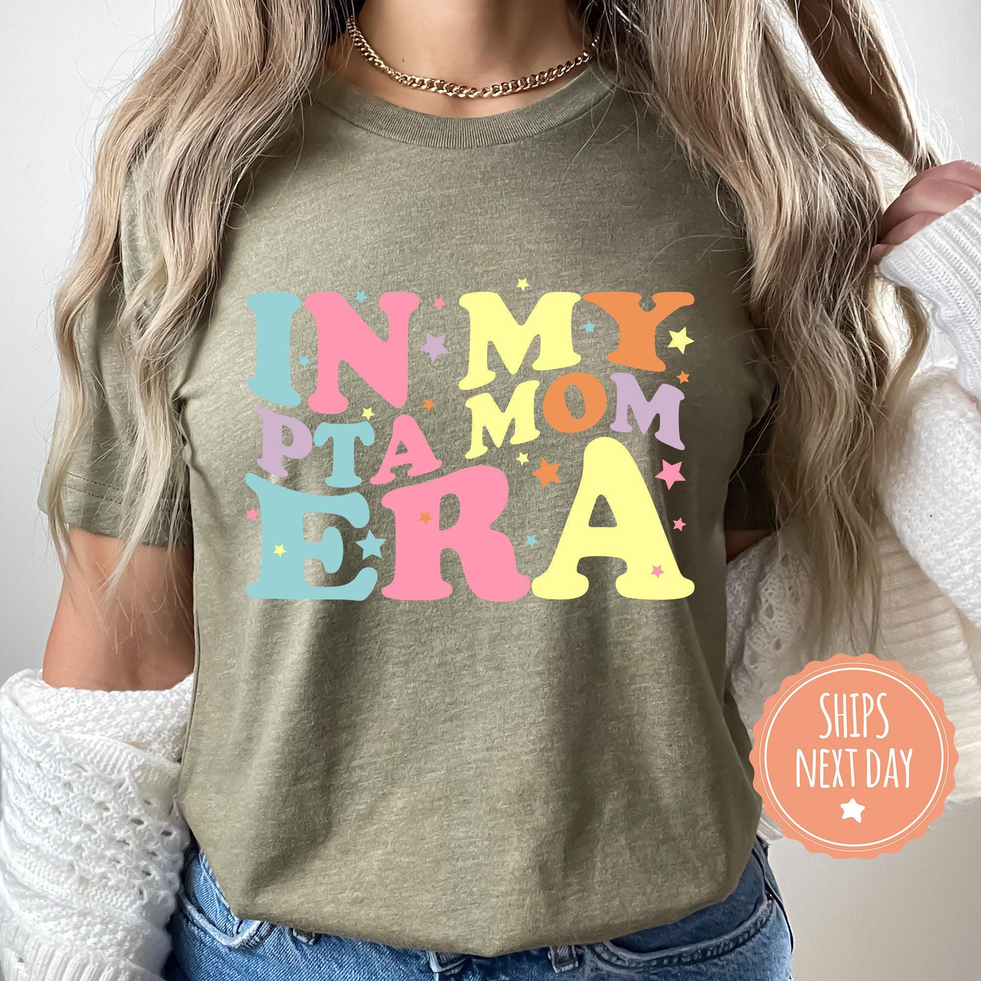 In My PTA Mom Era Comfort Colors Shirt - Parent Teacher Association ...
