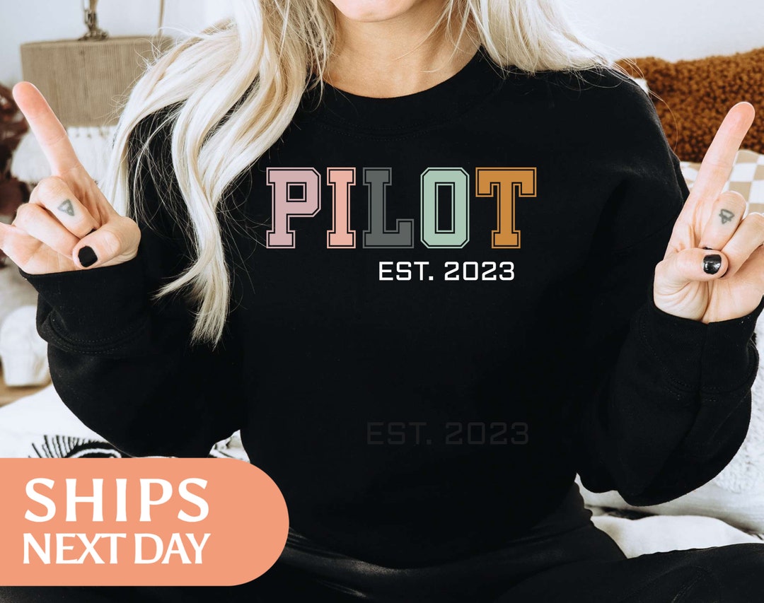 Custom Pilot Sweatshirt Aviation Hoodie Student Pilot Personalized ...