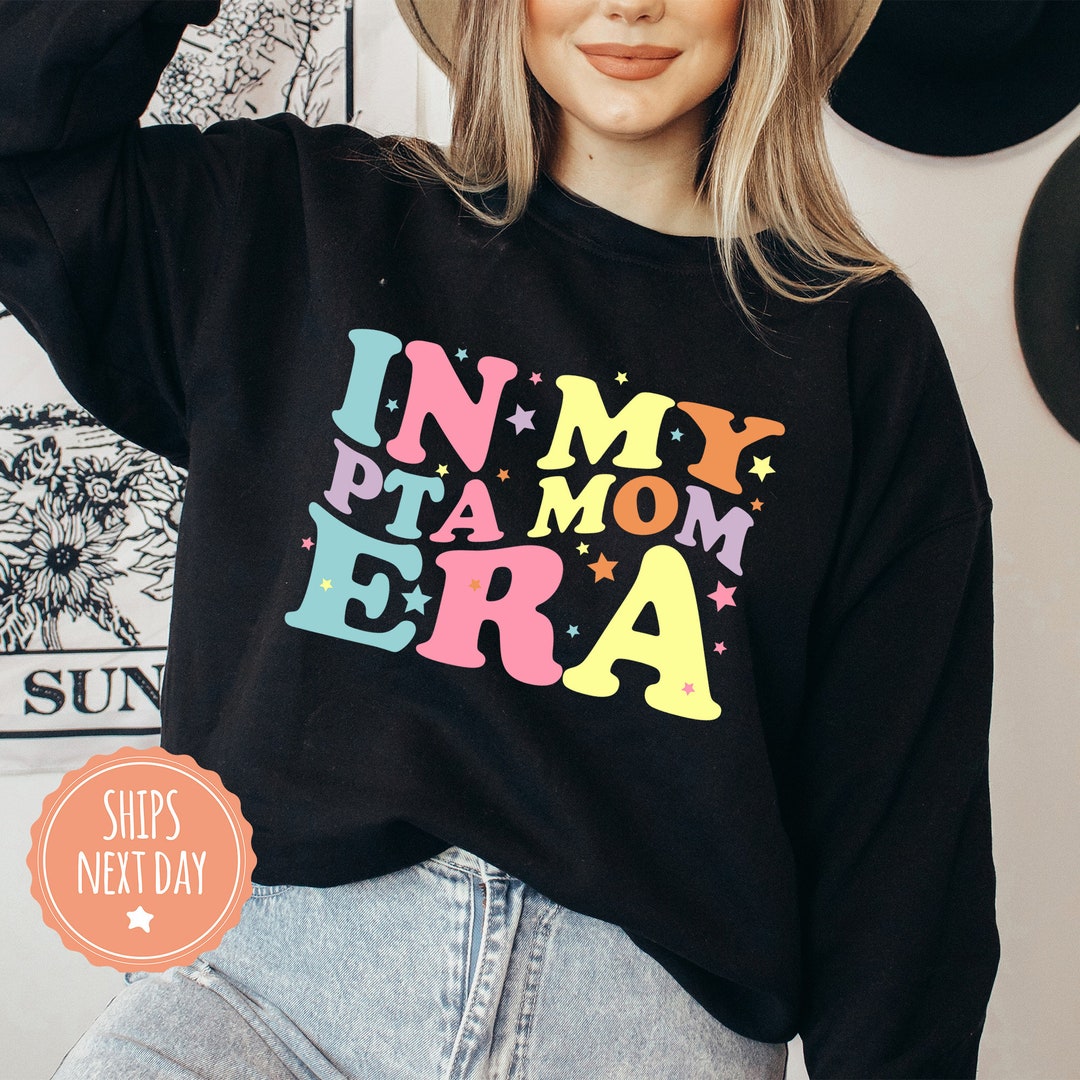 In My PTA Mom Era Sweatshirt Parent Teacher Association Hoodie Parent ...