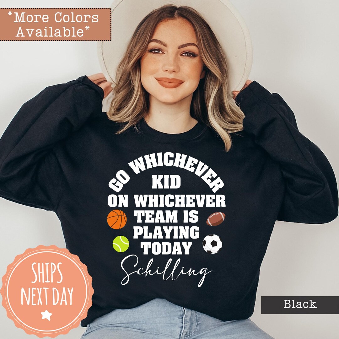 Personalized Sports Mom Sweatshirt Customized Sports Mama Hoodie Go ...