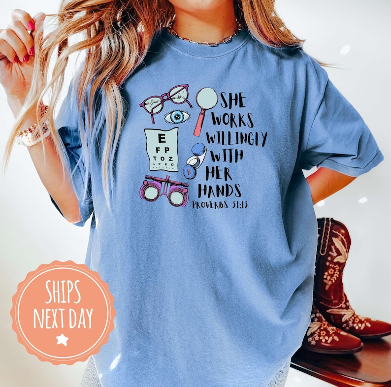 Optometry Tshirt - Ophthalmology Shirt - Eye Doctor Tee - Optician ...