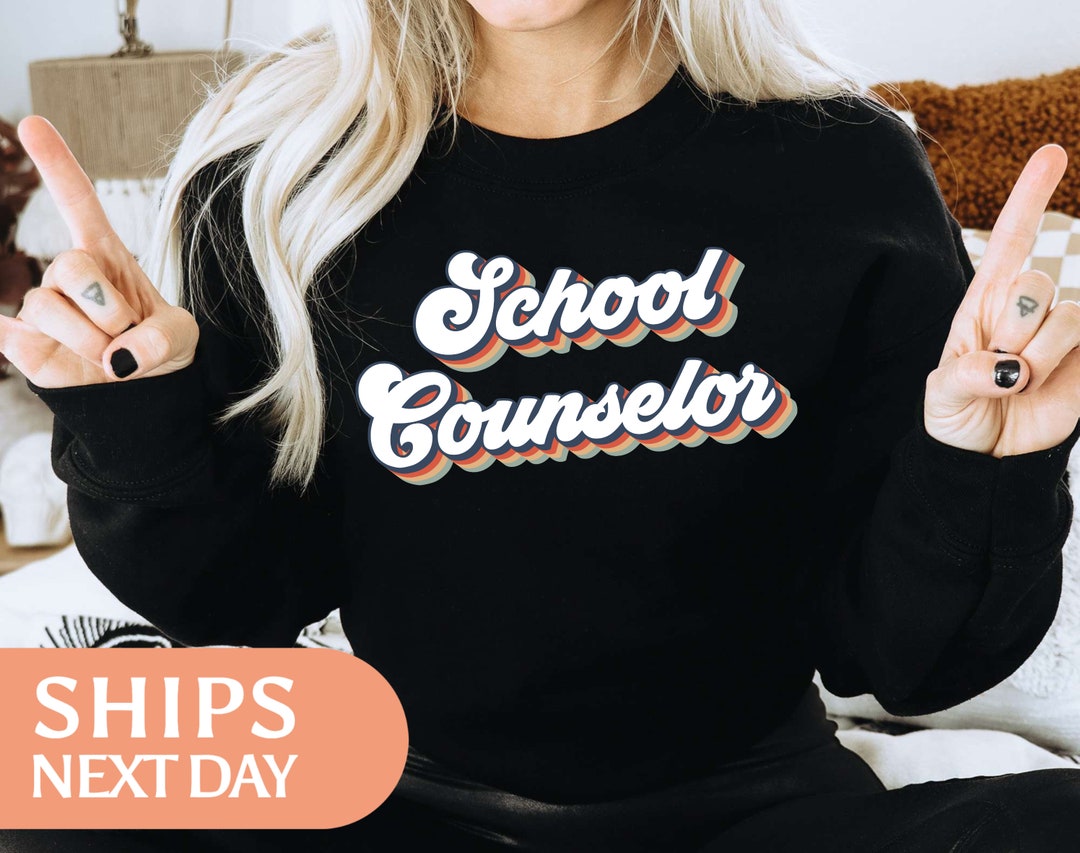 School Counselor Sweatshirt School Psychologist Sweater Back to School ...