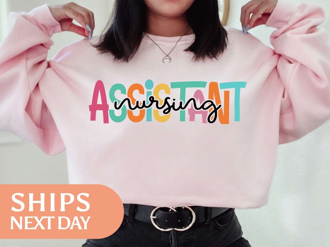 CNA Sweatshirt Nursing Assistant Crewneck Healthcare Sweater Nursing ...