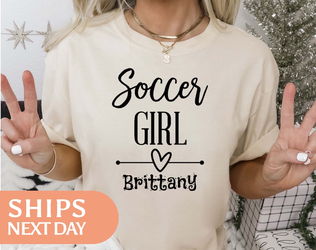 Custom Soccer Girl Shirt - Soccer Tshirt - Game Day Tee - Personalized ...