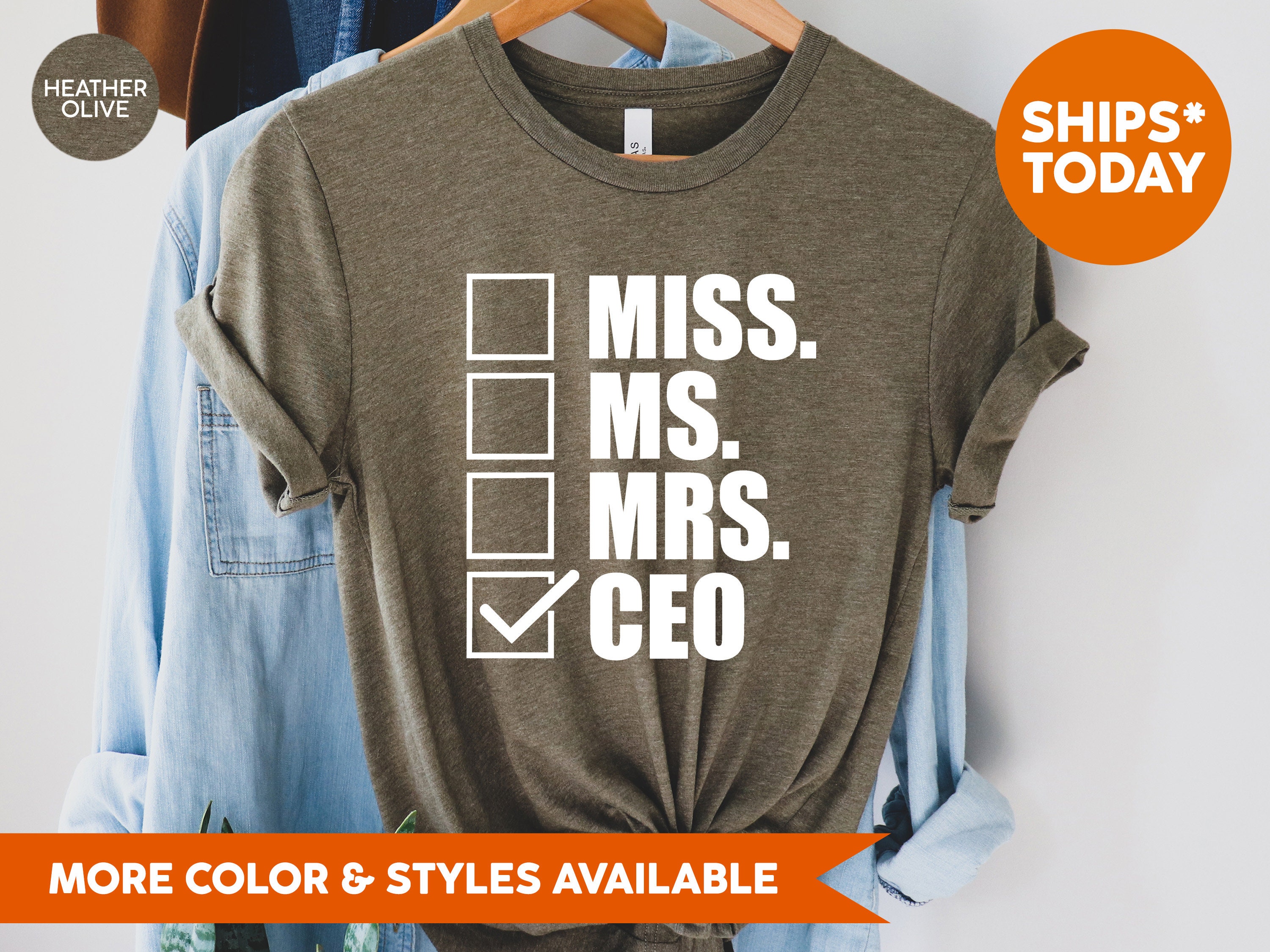 Miss. Ms. Mrs. CEO Tshirt CEO Shirt Entrepreneur Gift - Etsy