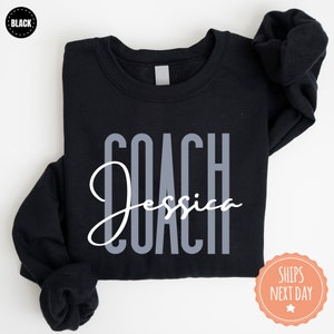 Personalized Coach Sweatshirt - Custom Coach Hoodie - Cheer Coach ...