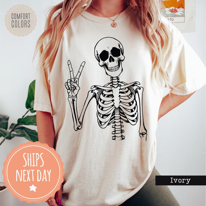 Skeleton Shirt - Etsy