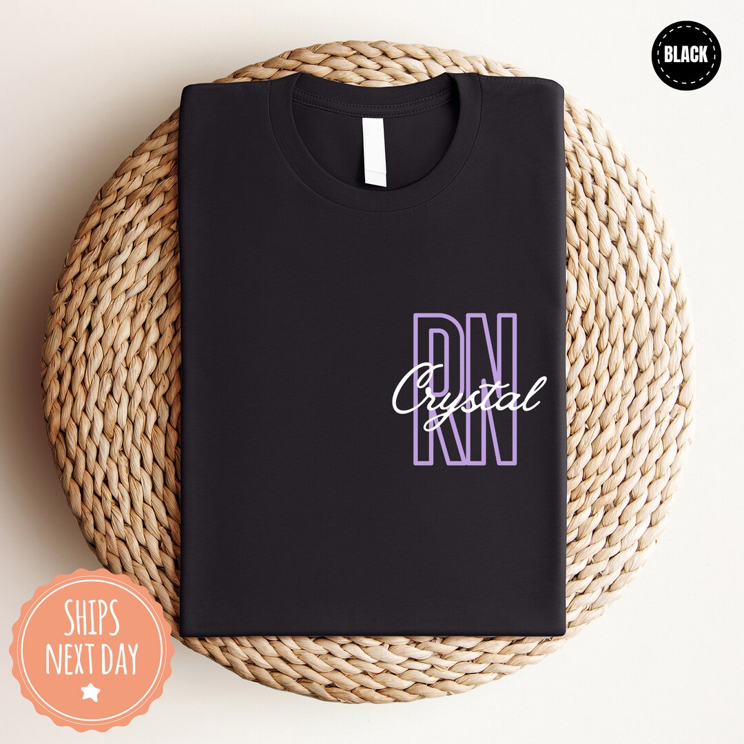Nurse or Doctor Acronym With Personalized Name Shirt - RN Tshirt ...