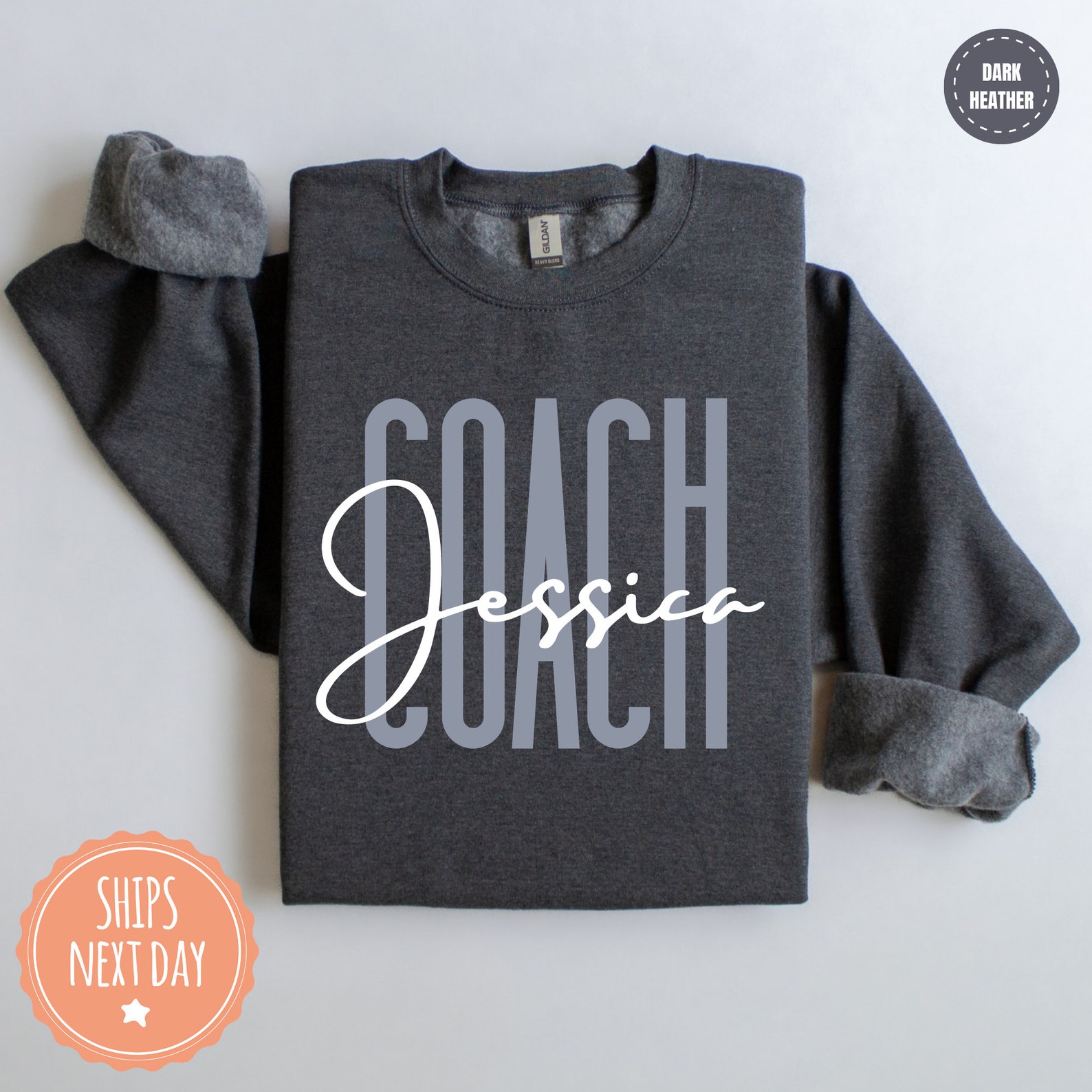 Personalized Coach Sweatshirt - Custom Coach Hoodie - Cheer Coach ...