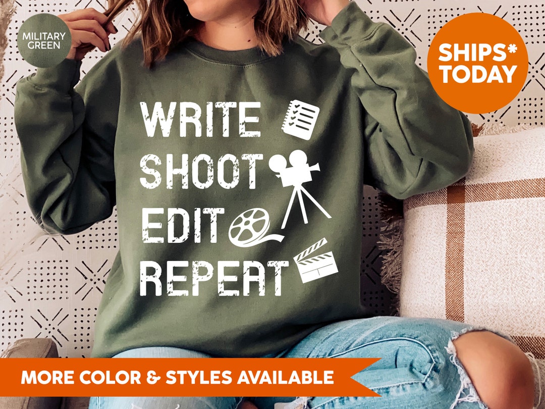 Film Director Sweatshirt Film Editor Crewneck Video Editor Sweater Film ...