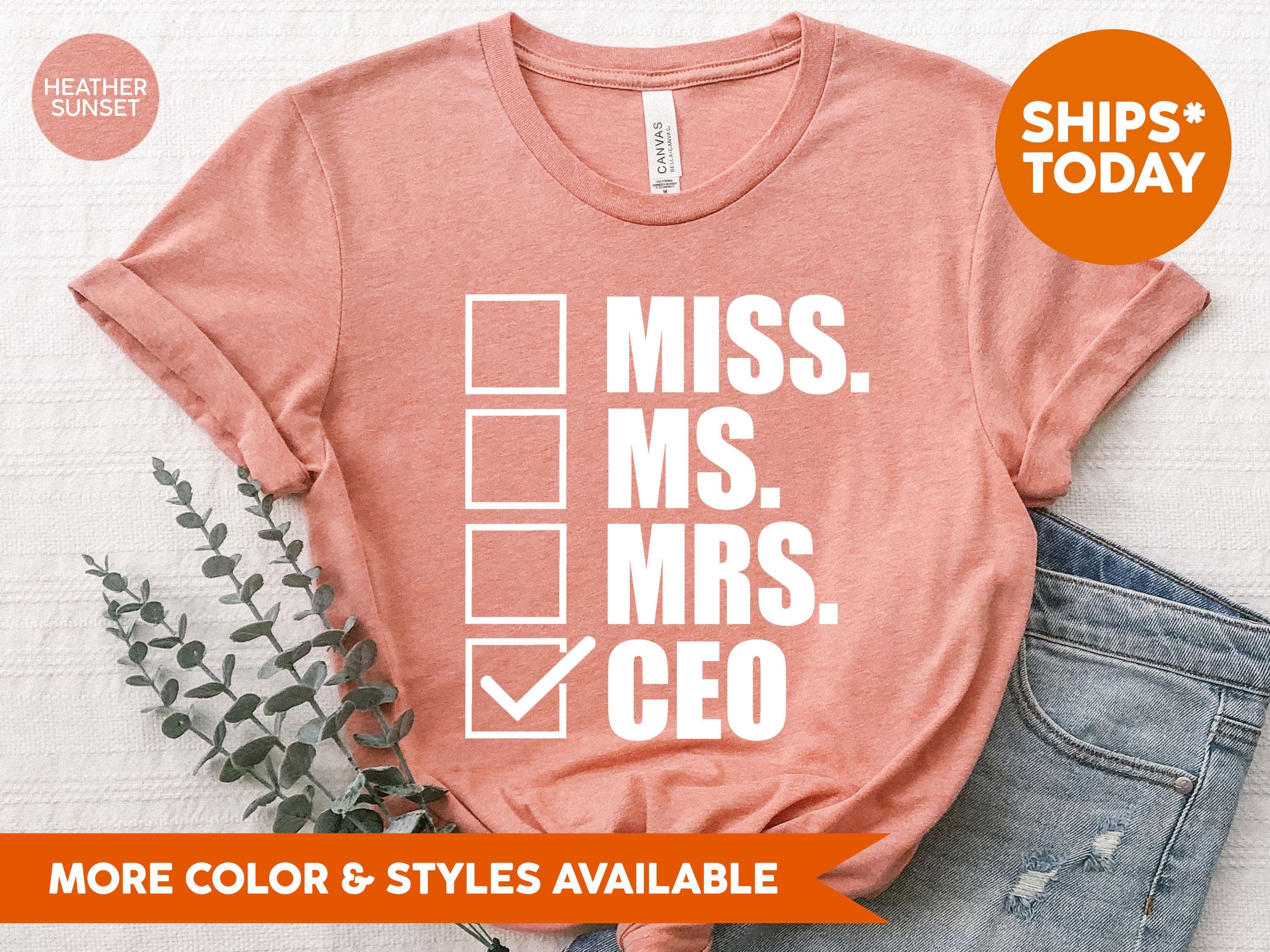 Miss. Ms. Mrs. CEO Tshirt CEO Shirt Entrepreneur Gift - Etsy