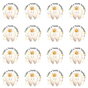Tooth Fairy Sticker / Sticker Template / Classroom Stickers / Home ...