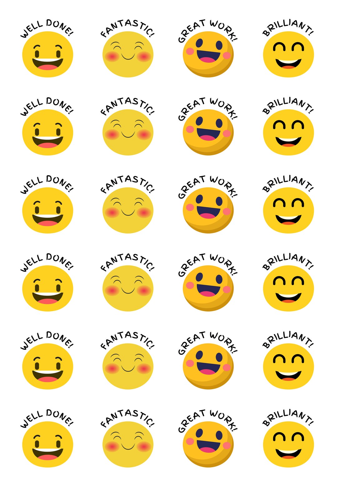 Teacher Stickers - Emoji Stickers - Digital Download - Sticker PDF ...