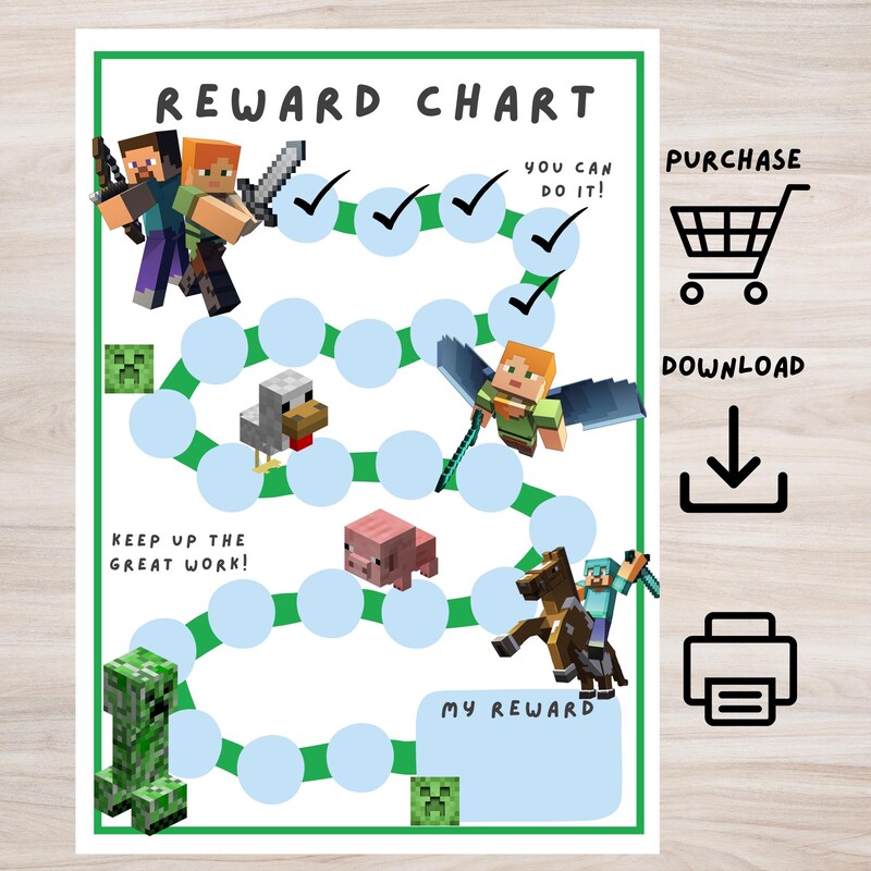 Reward Chart - Etsy