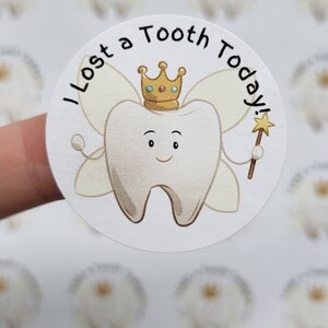 Tooth Fairy Sticker / Sticker Template / Classroom Stickers / Home ...