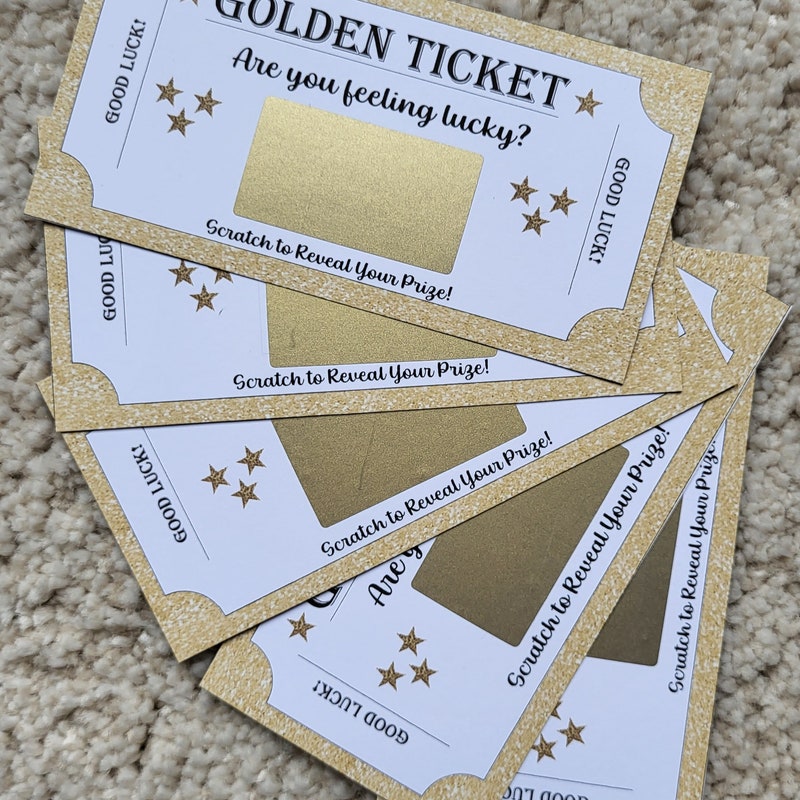 Reward Tickets - Etsy