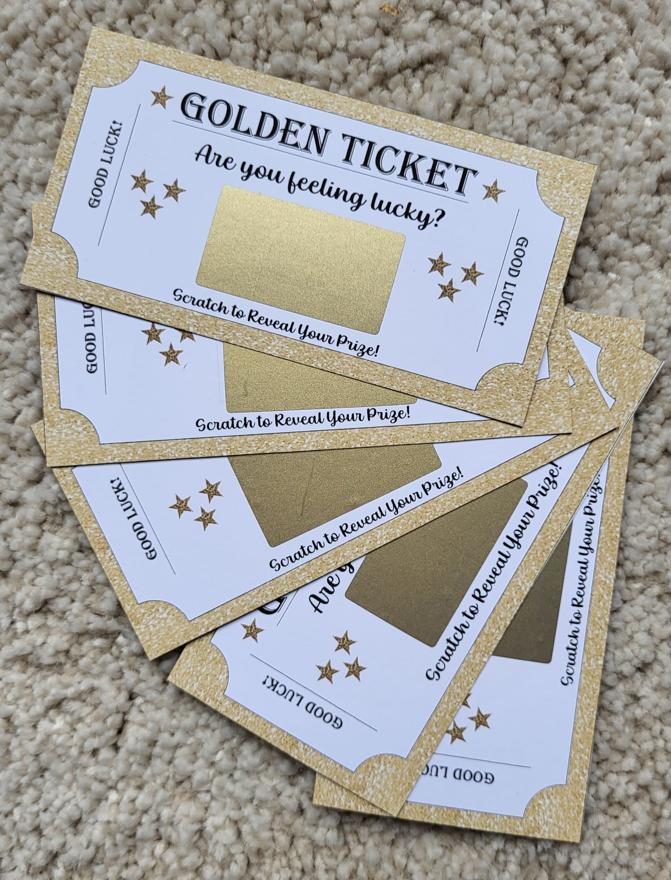 Golden Ticket, Behaviour Reward, Reward Chart, Home Rewards, Golden Tickets for Hen Do ...
