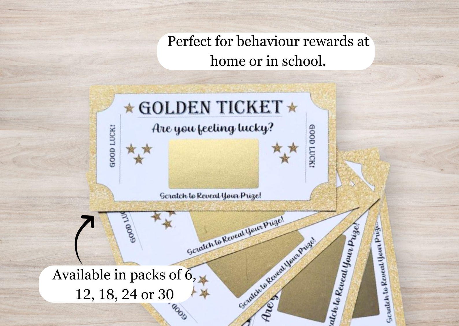 Golden Ticket, Behaviour Reward, Reward Chart, Home Rewards, Golden ...