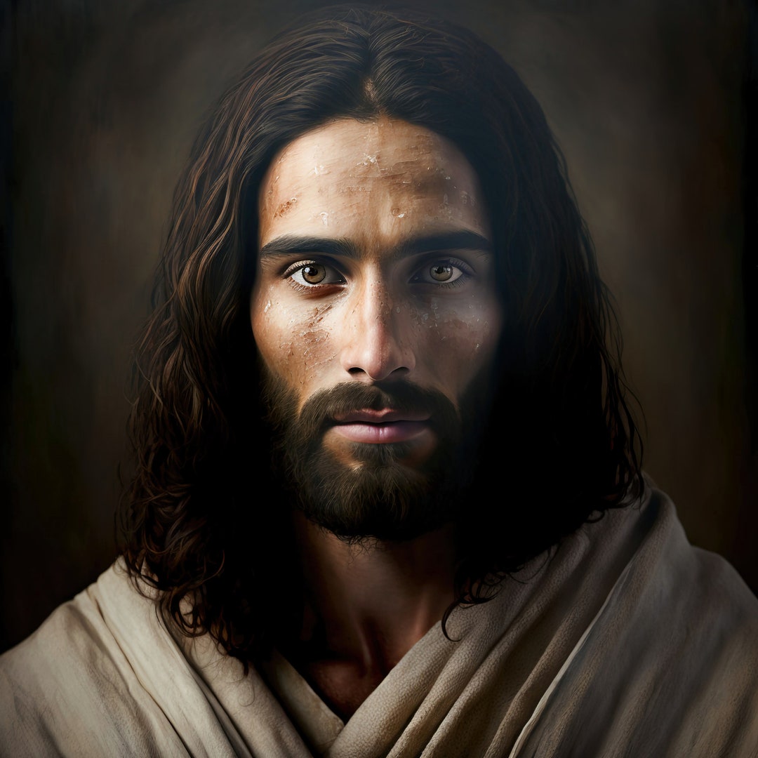 Jesus Christ Portrait AI Generatedjesus Picturechristian - Etsy Jesus Christ Portrait AI Generatedjesus Picturechristian - Etsy