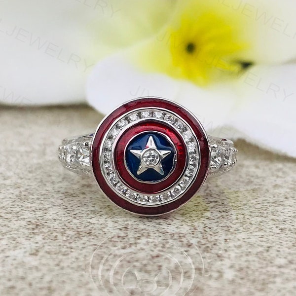 Captain America Jewelry - Etsy