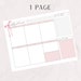 Charming Pink Bow Weekly Planner Digital Download - Etsy