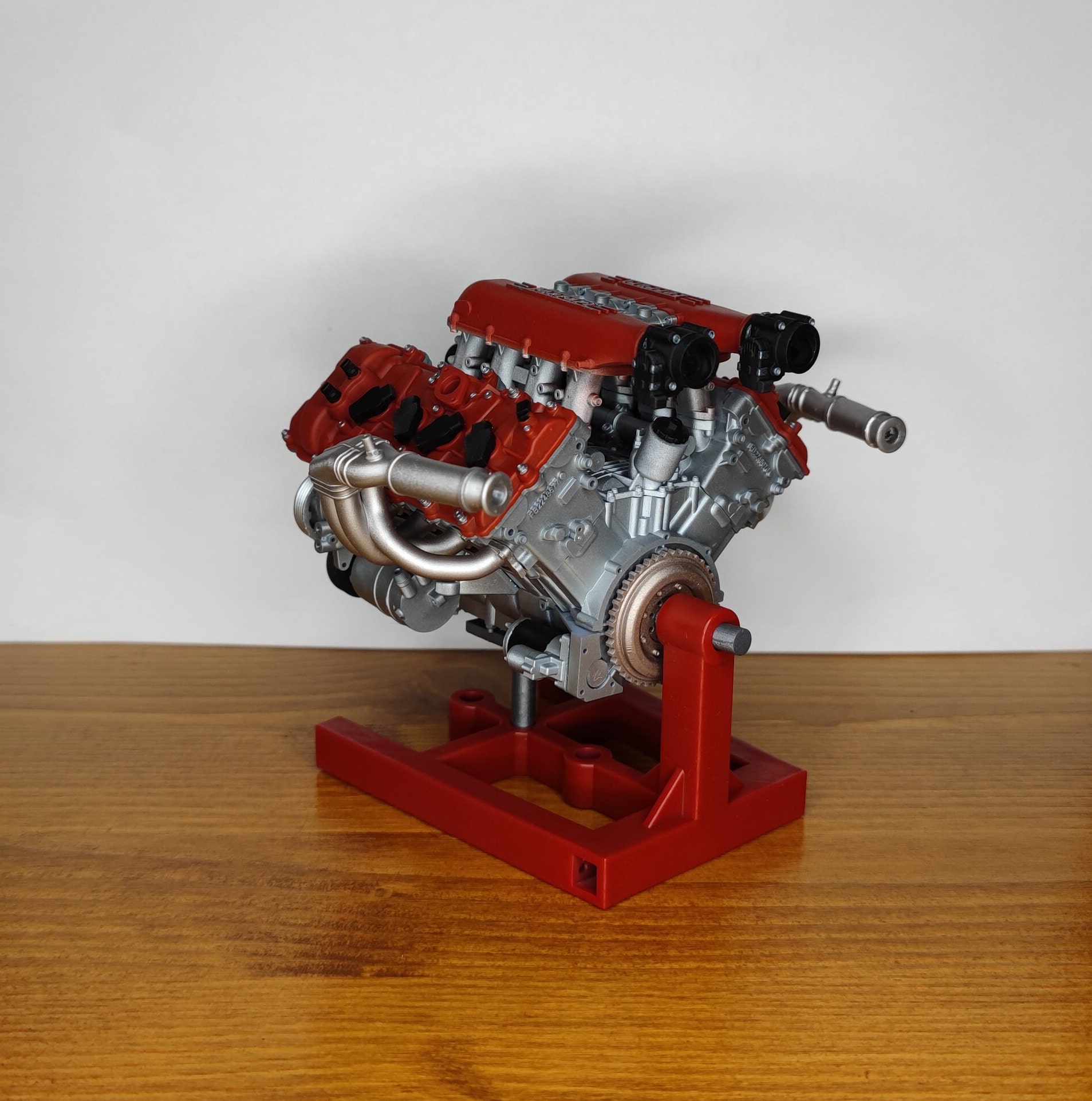 Ferrari 458 Italia V8 Engine 1/10 Scale - Etsy