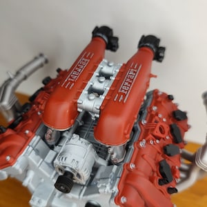 Ferrari 458 Italia V8 Engine Scale 1/10 - Etsy