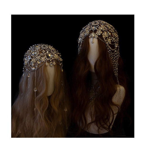 Rhinestone Headpiece - Etsy