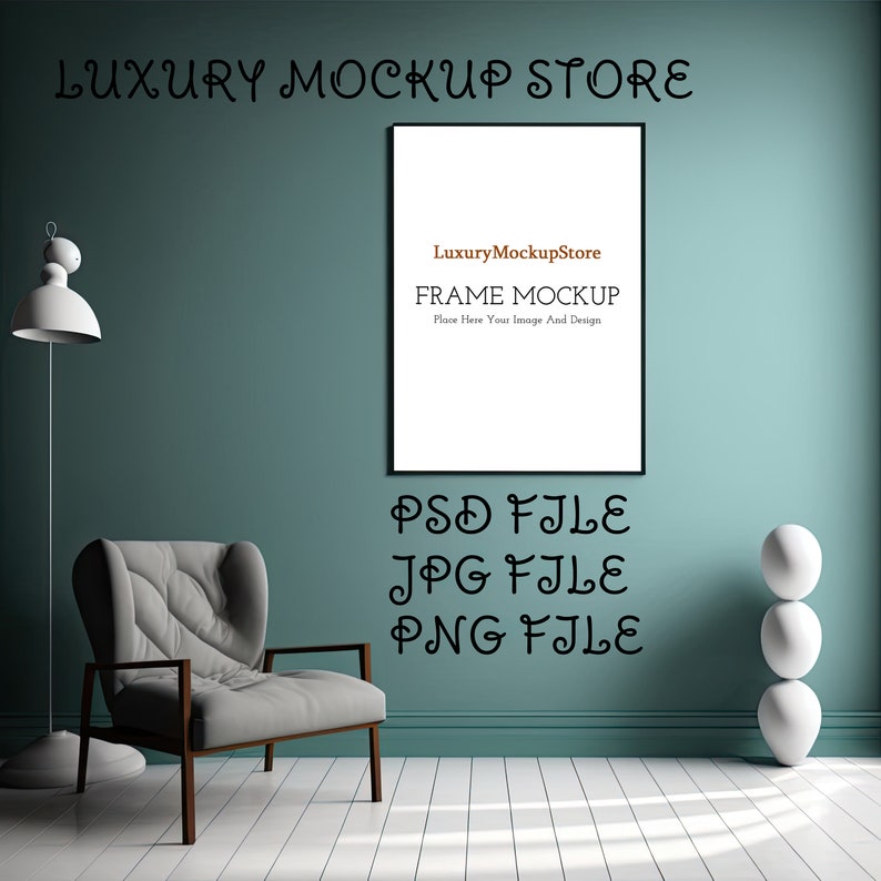 Mock up Frame / Luxury Mock up / Dark Mockup / Photograph Styled Stock ...