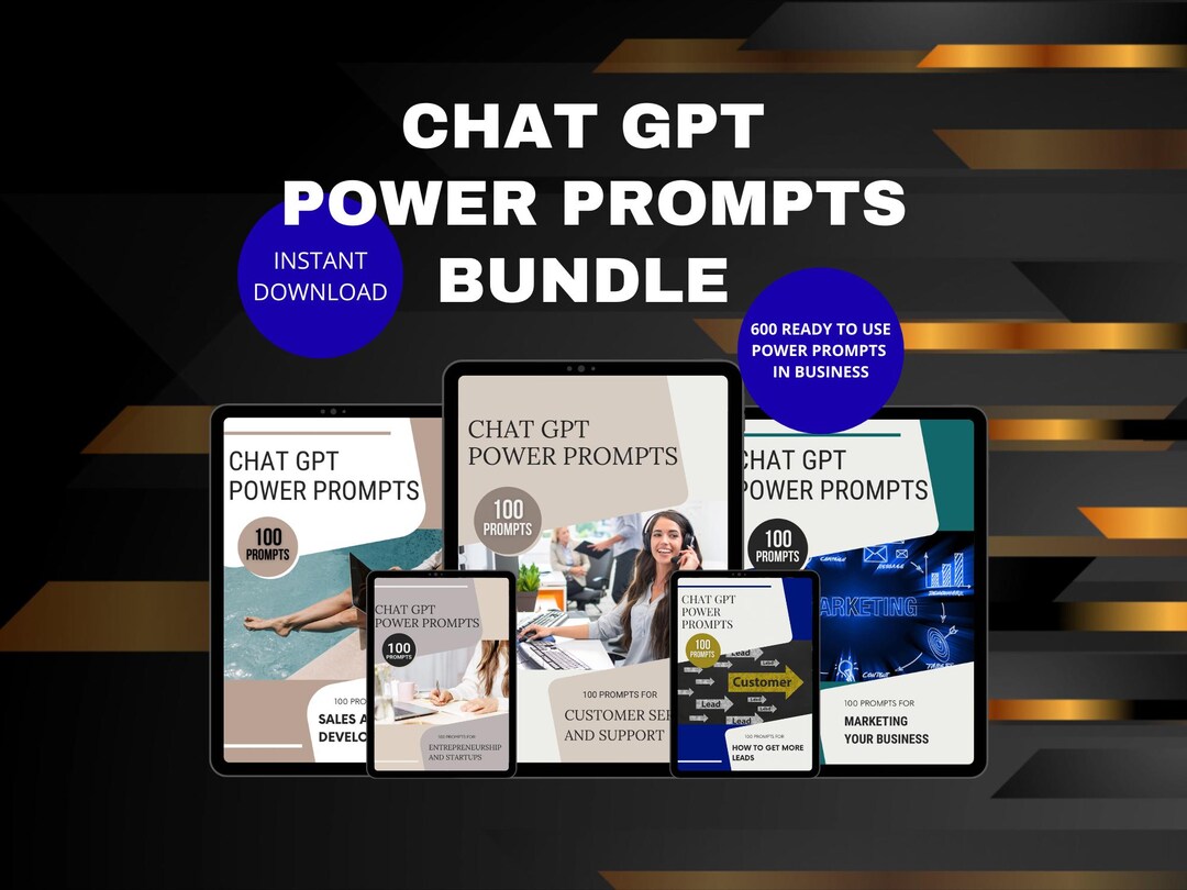 600 Chatgpt Prompts Bundle for Business, AI Digital Marketing Prompt ...