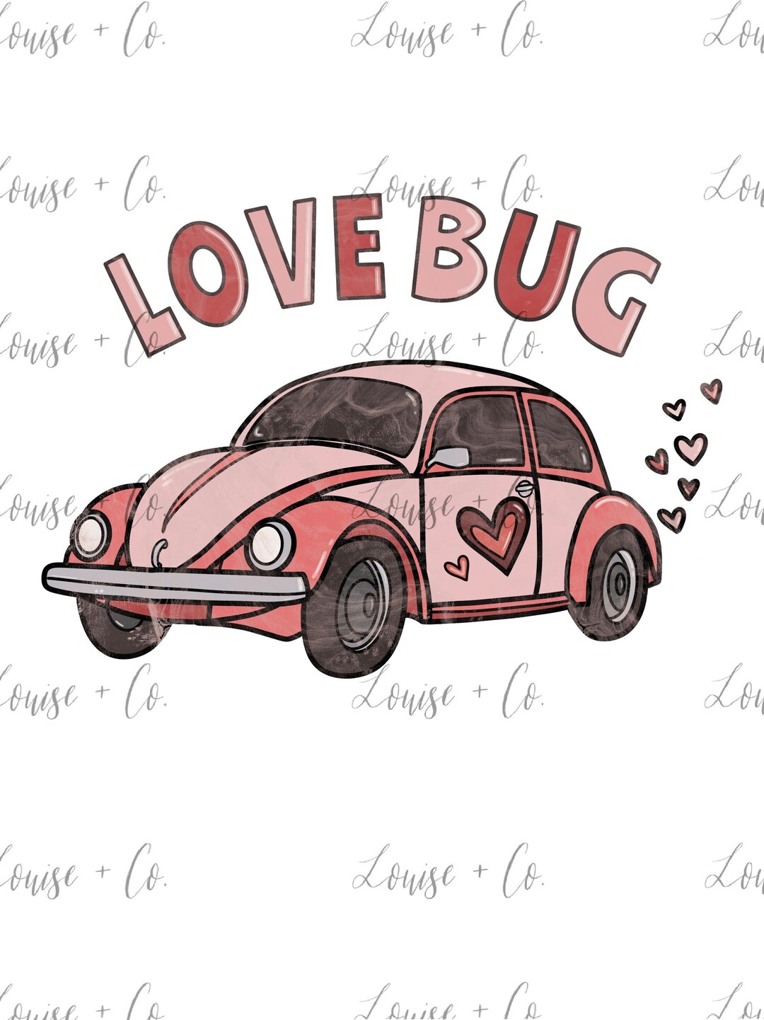 Love Bug PNG, Valentine’s Day PNG, Retro Valentine’s, Valentine’s Day ...