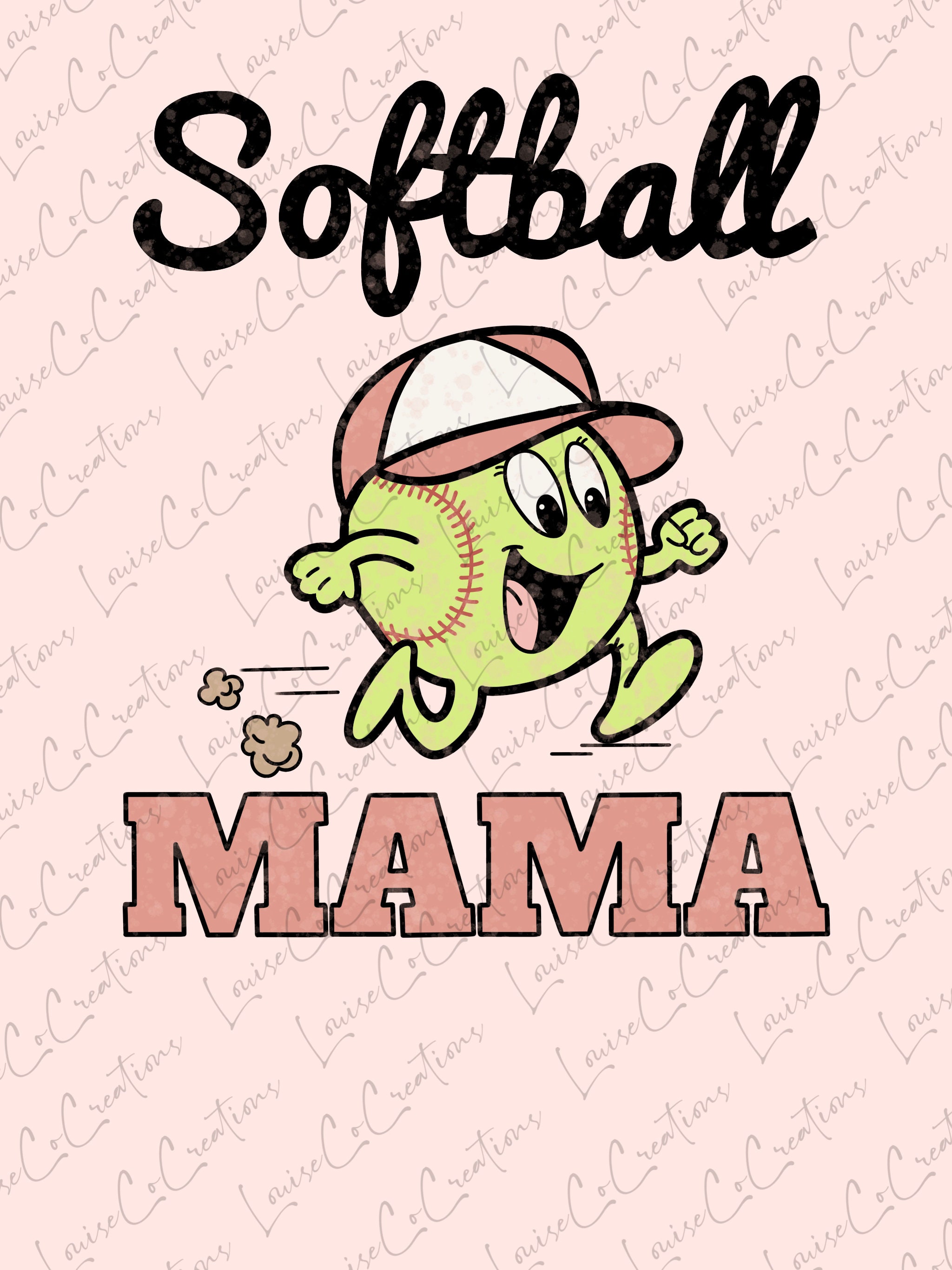 Softball Mama PNG, Softball Sublimation Design, Softball Mama Shirt ...