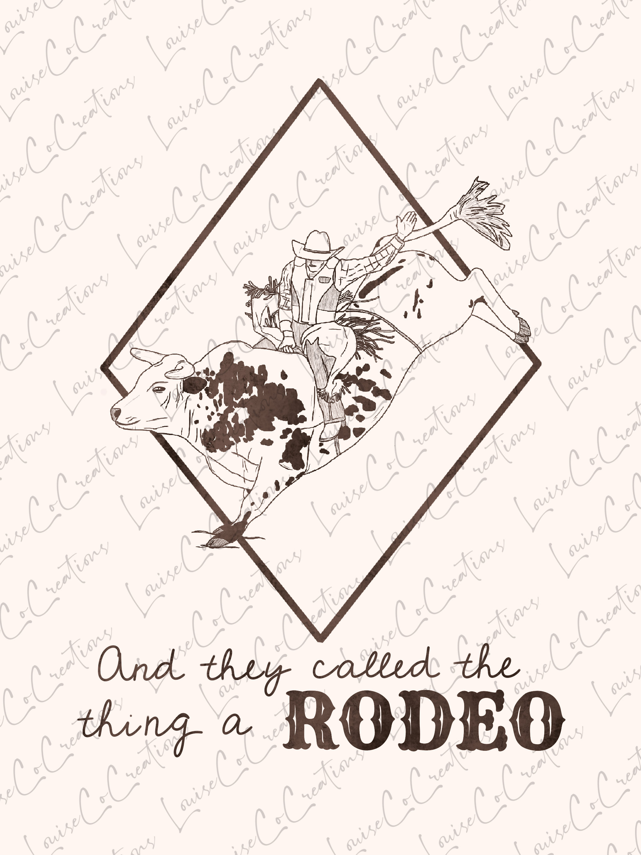 Rodeo Design, Bullriding PNG, Rodeo Sublimation Design, Rodeo Shirt ...