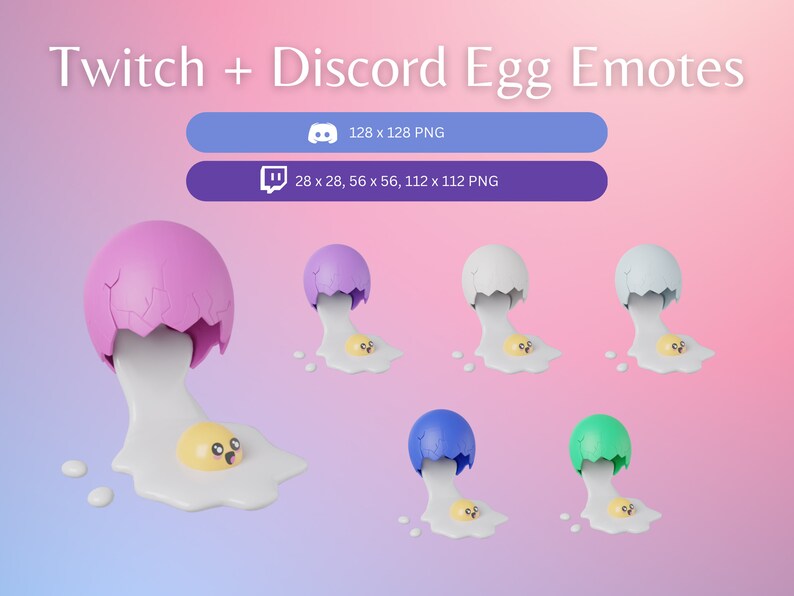 Egg Discord Emotes Bundles Twitch Emotes Bundle Egg Emotes - Etsy