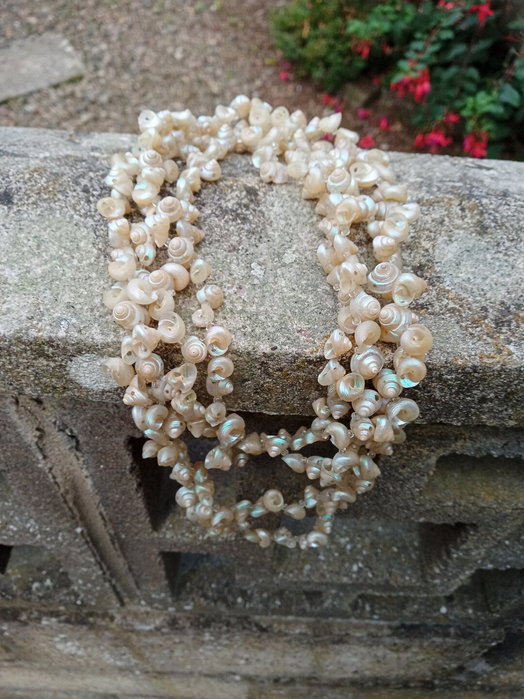 Vintage Trochus Shell Handmade Necklace - Etsy