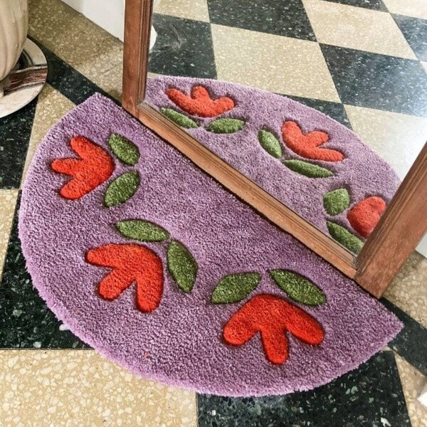 Half Moon Rug - Etsy