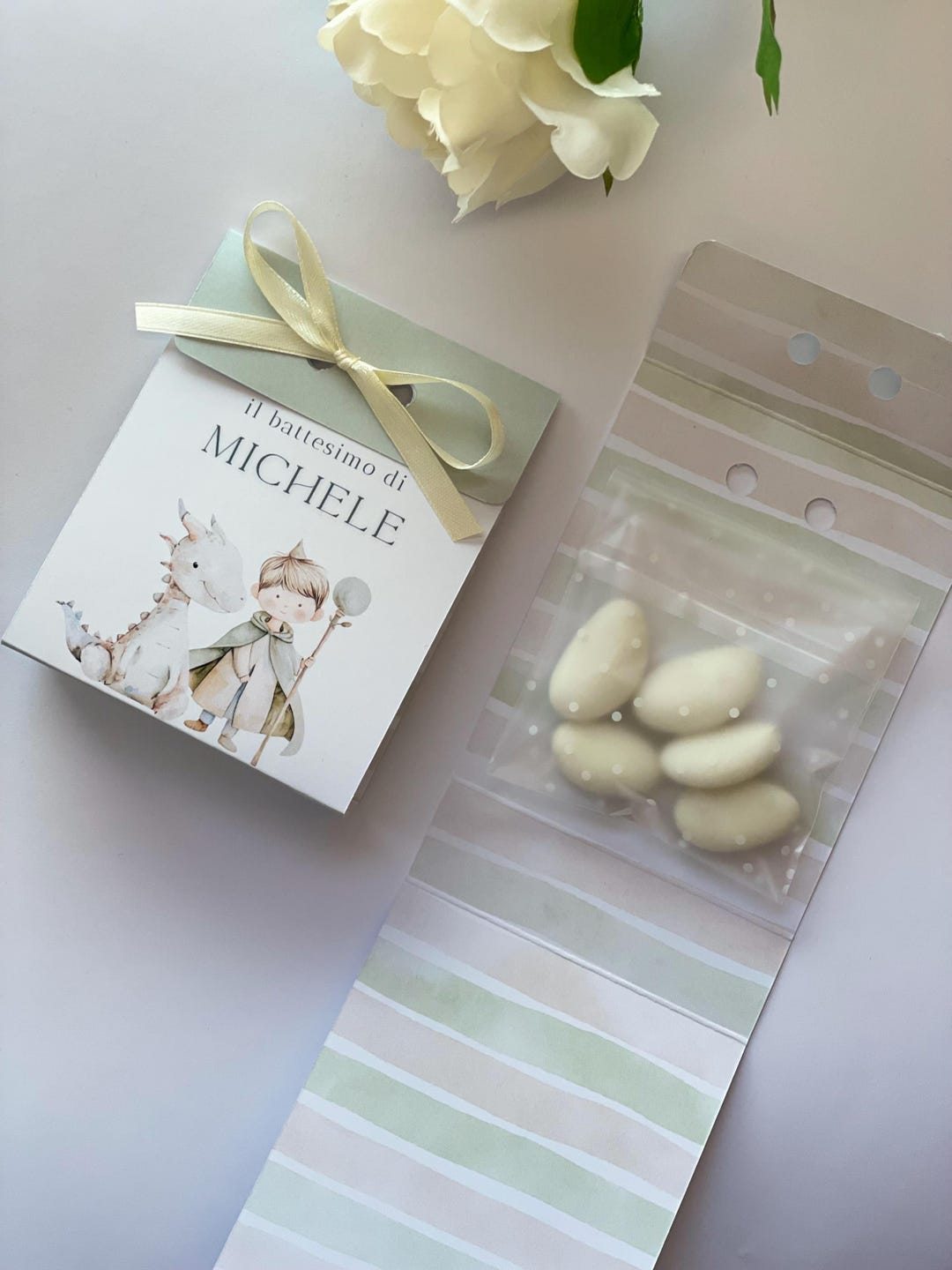 DIY Favor Confetti Holder for Baptism Birth Communion Confirmation ...