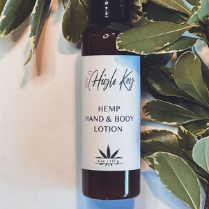 Natural Hemp Hand & Body Lotion - Etsy