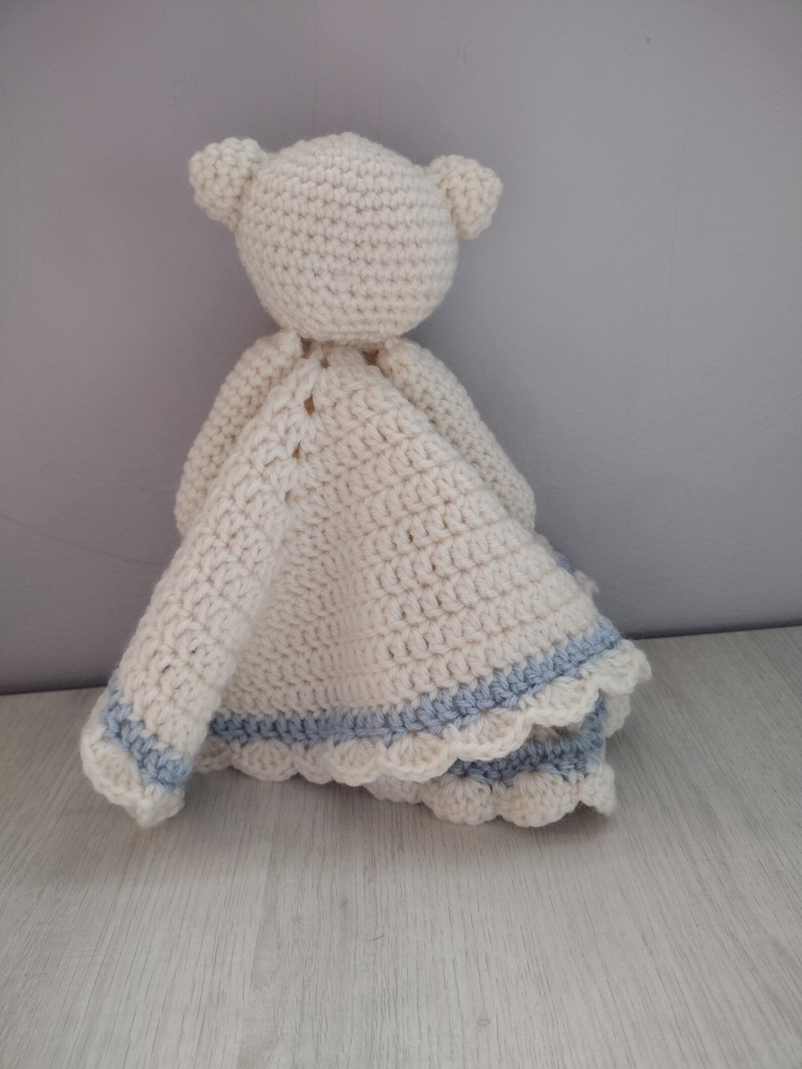Bear Lovey Crochet PATTERN - Snuggler Blanket Pattern - Cuddly Blanket ...