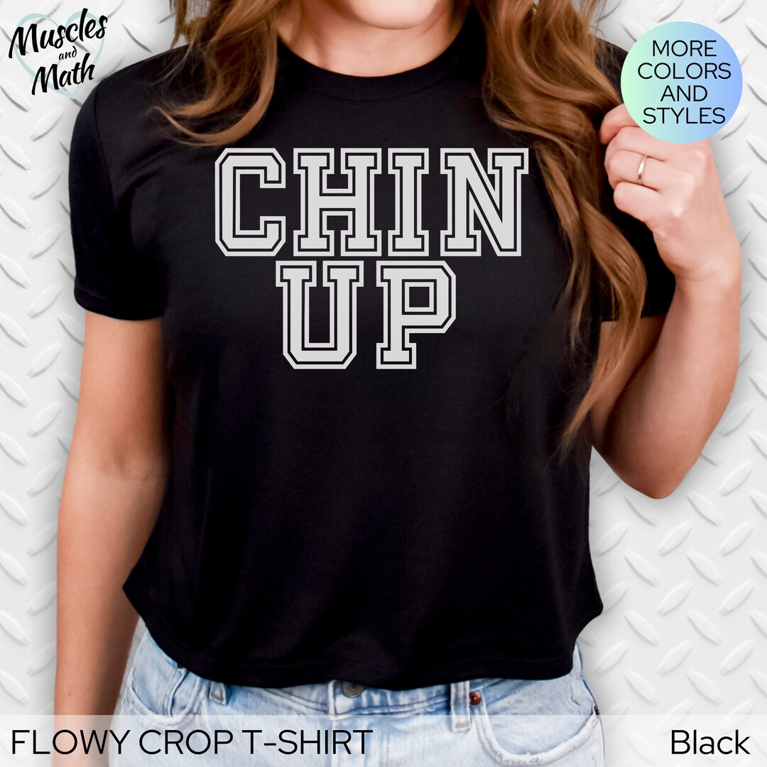 Strength College Font Graphic Flowy Crop Top, Custom Words Available ...