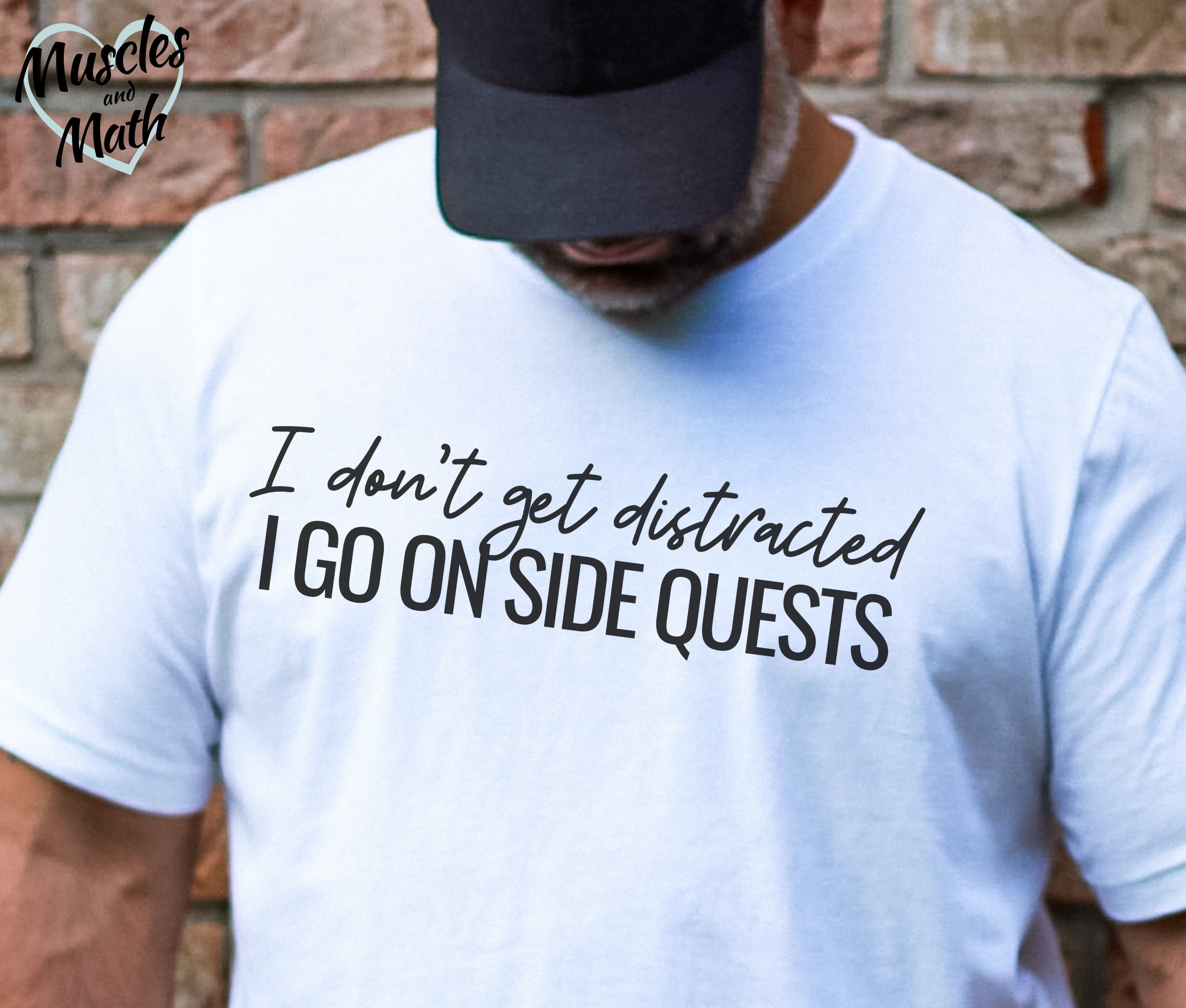 I Don't Get Distracted I Go on Side Quests, Funny Shirt for Gamer ...