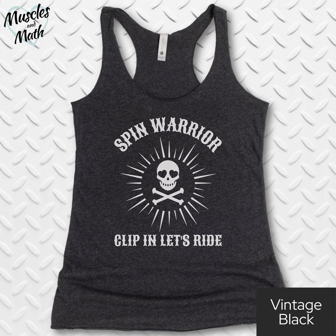 Spin Class Tank Top, Indoor Cycling Racerback Tank, Funny Spin Shirt ...