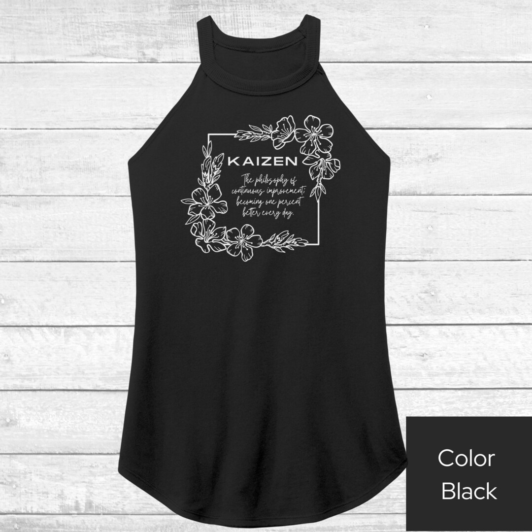 KAIZEN Rocker Tank Better Every Day, Gym Workout Clothing, Retro ...