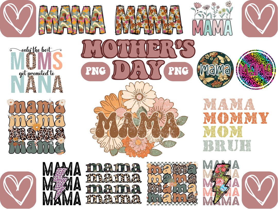 Mom PNG Bundle Mothers Day Png Mom Png Mom Life Png Girl - Etsy
