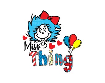 Dr Seuss Miss Thing - Etsy