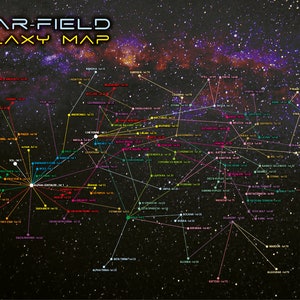 Starfield GALAXY MAP - Etsy